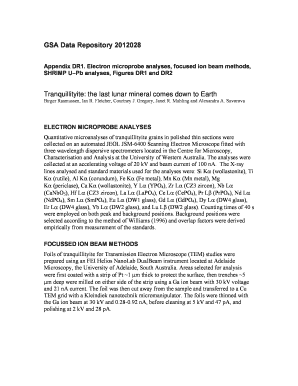 Fillable Online GSA Data Repository 2012028 Fax Email Print - pdfFiller