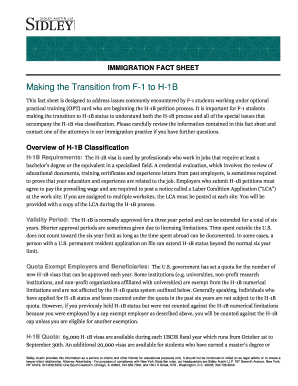 Fillable Online IMMIGRATION FACT SHEET Fax Email Print - pdfFiller