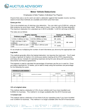 Fillable Online Motor Vehicle Deductions Fax Email Print - pdfFiller