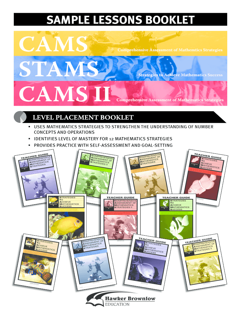 Fillable Online SAMPLE LESSONS BOOKLET Fax Email Print - pdfFiller