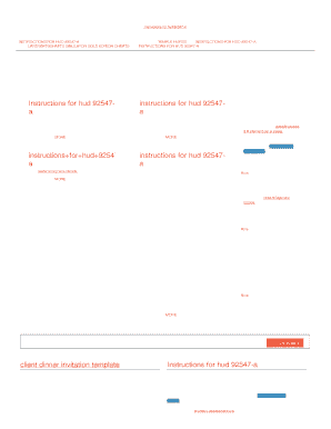 Fillable Online Instructions for hud 92547-a Fax Email Print - pdfFiller