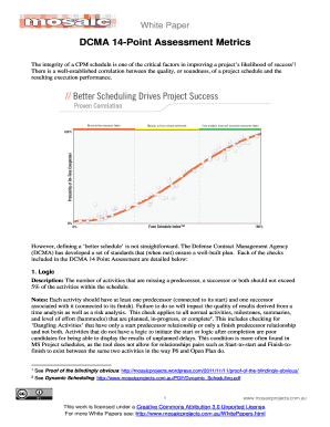 Fillable Online DCMA 14-Point Assessment Metrics Fax Email Print ...