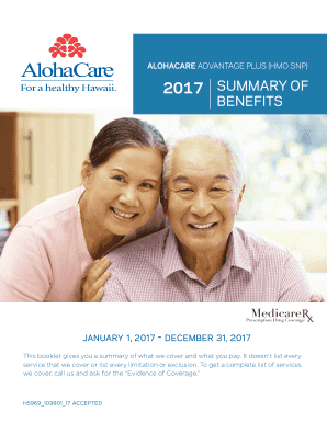 Fillable Online ALOHACARE ADVANTAGE PLUS (HMO SNP) Fax Email Print ...