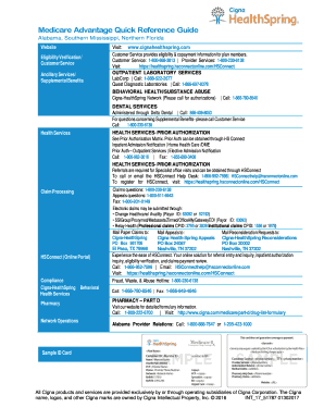 Fillable Online Medicare Advantage Quick Reference Guide Fax Email ...