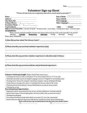 Fillable Online **Please fill this form out completely and with as much ...