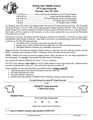 Fillable Online Prairie Star Middle School Fax Email Print - pdfFiller