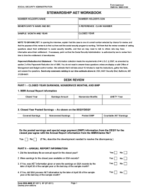 Fillable Online STEWARDSHIP AET WORKBOOK Fax Email Print - pdfFiller
