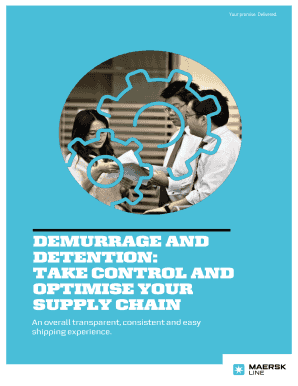 Fillable Online DEMURRAGE AND Fax Email Print - pdfFiller