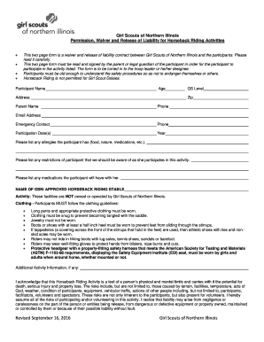 Fillable Online Permission, Waiver and Release of Liability for ...