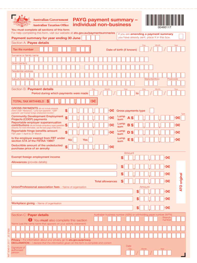 2017 2025 AU NAT 0046 Form Fill Online Printable Fillable Blank 2017 2025 AU NAT 0046 Form Fill Online Printable Fillable Blank