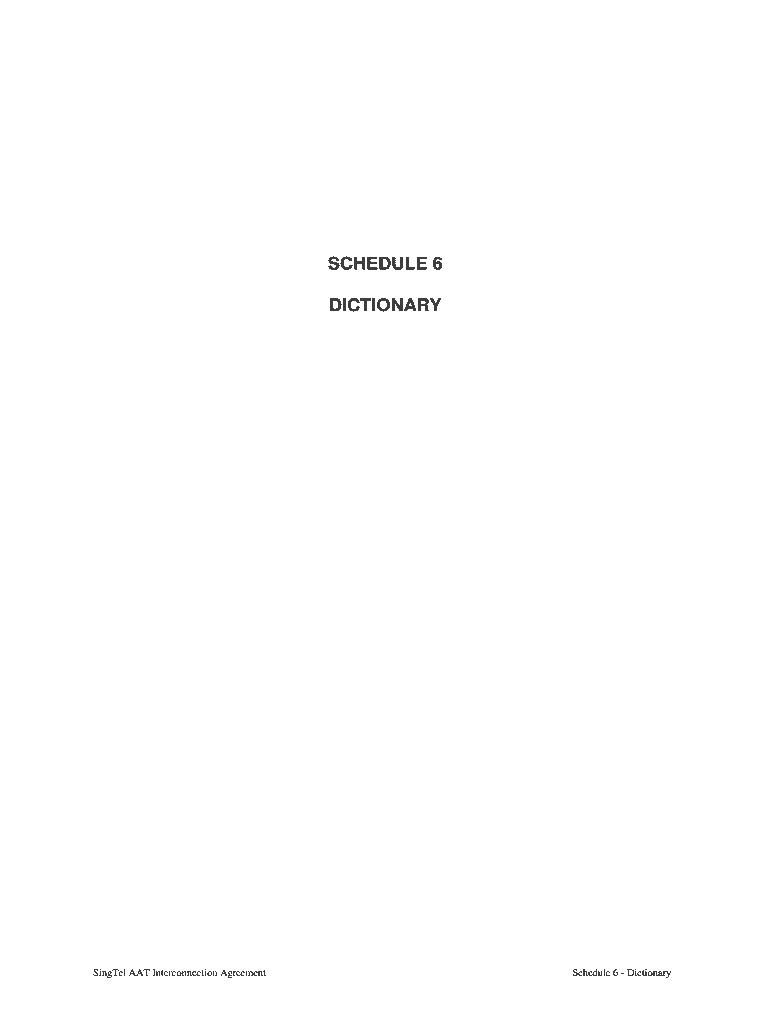 Fillable Online SingTel AAT Interconnection Agreement Fax Email Print ...