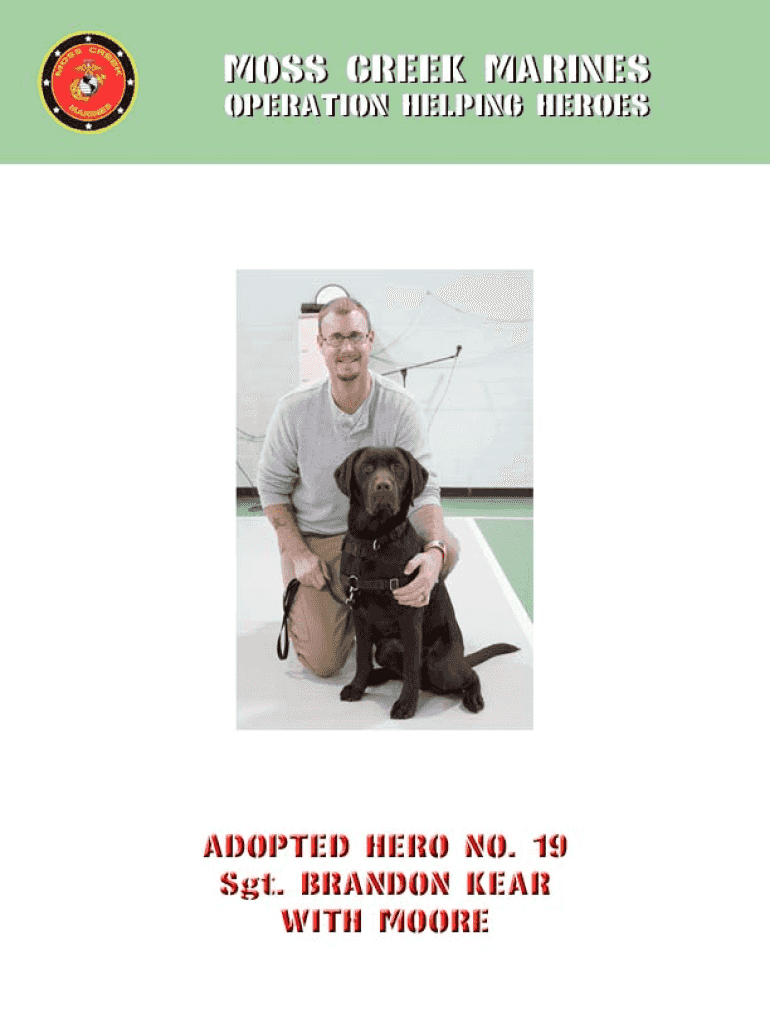 Fillable Online Brandon Kear, USMC Veteran (E5) Fax Email Print - pdfFiller