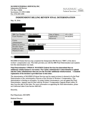 Fillable Online This letter provides you with the IBR Final ...