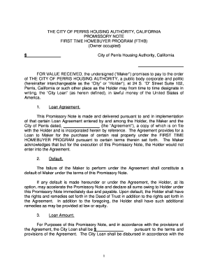 Fillable Online THE CITY OF PERRIS HOUSING AUTHORITY, CALIFORNIA Fax Email Print - pdfFiller