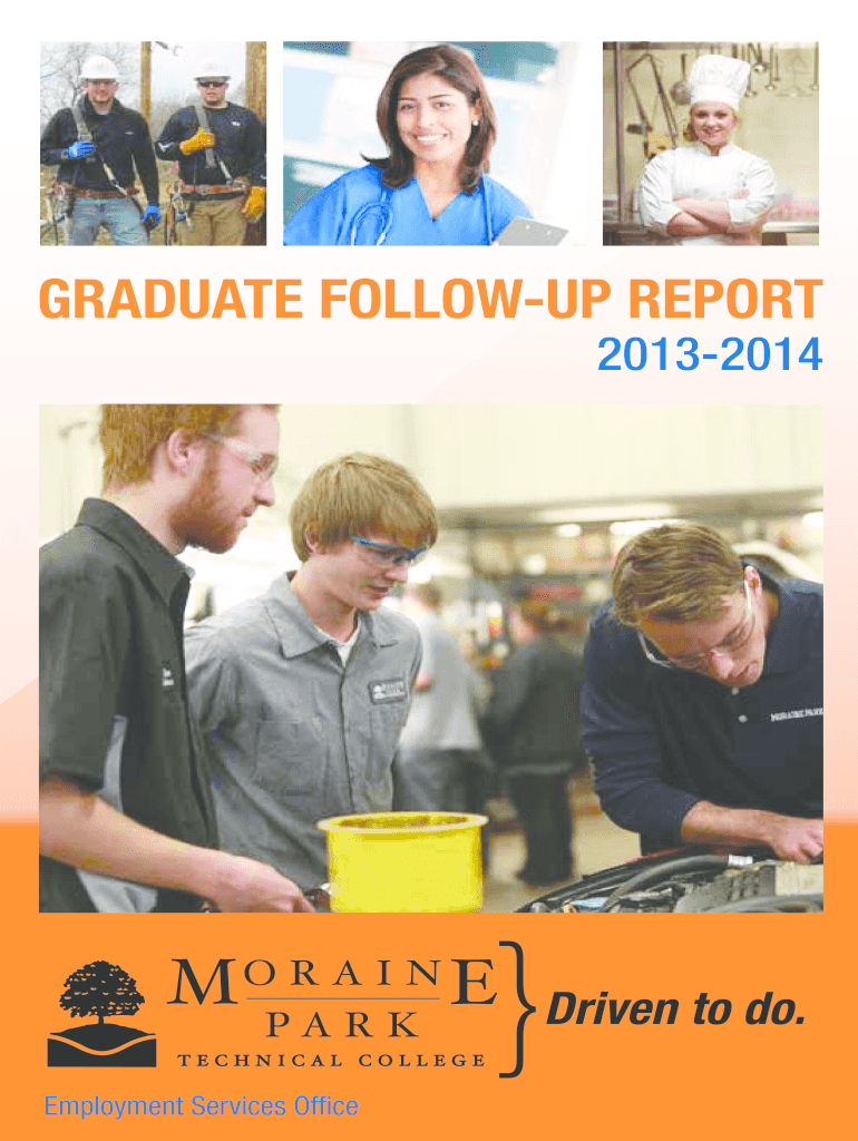 Fillable Online Graduate Follow Up Report Fax Email Print Pdffiller