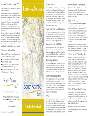 Fillable Online Business Savings Accounts and CDs Fax Email Print - pdfFiller