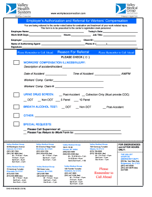 Fillable Online Employers Authorization and Referral for Workers ...