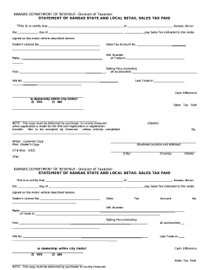 KANSAS DEPARTMENT OF REVENUE--Division of Taxation Doc Template | pdfFiller
