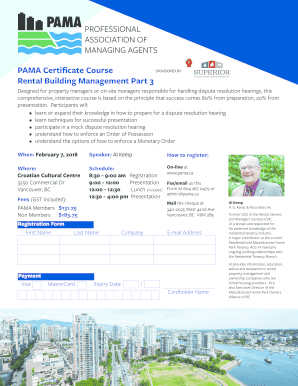 Fillable Online PAMA Certificate Course Fax Email Print - pdfFiller