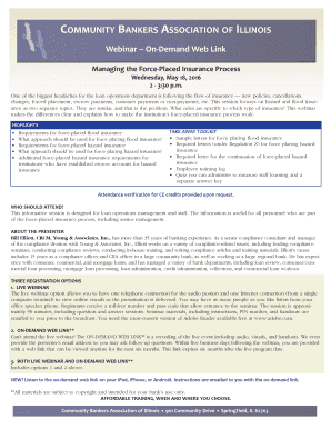 Fillable Online Managing the Force-Placed Insurance Process Fax Email ...