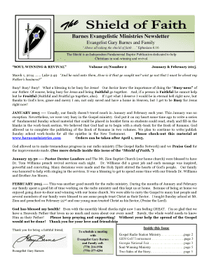Fillable Online SOUL WINNING & REVIVAL Fax Email Print - pdfFiller
