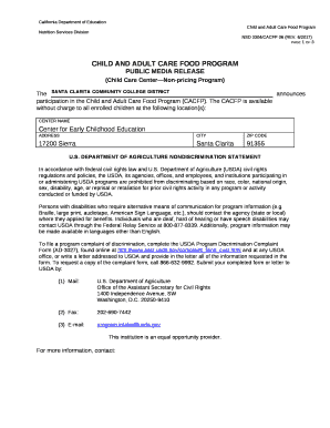 participation in the Child and Adult Care Food Program (CACFP) Doc ...