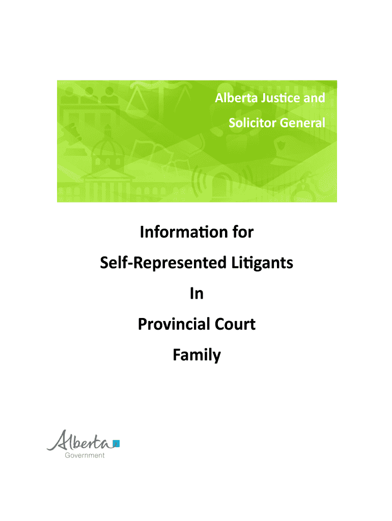 Fillable Online Self-Represented Litigants Fax Email Print - pdfFiller