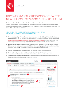 Fillable Online UNCOVER PIVOTAL CITING PASSAGES FASTER: Fax Email Print - pdfFiller
