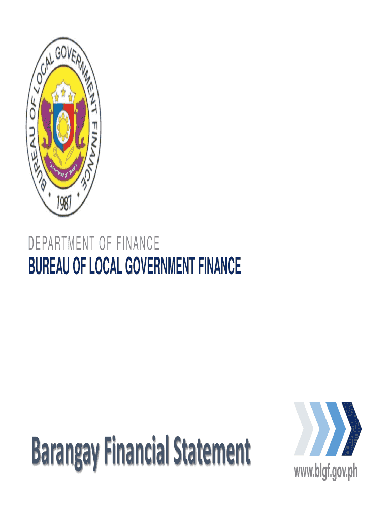 Fillable Online Barangay Financial Statement Fax Email Print - pdfFiller