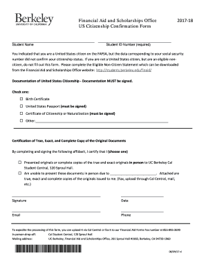 Fillable Online US Citizenship Confirmation Form Fax Email Print ...