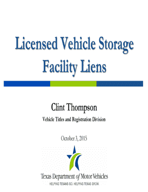 Fillable Online Licensed Vehicle Storage Fax Email Print - pdfFiller