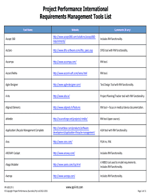 Fillable Online Project Performance International Fax Email Print ...