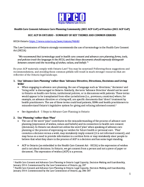 Fillable Online Health Care Consent Advance Care Planning Community ...