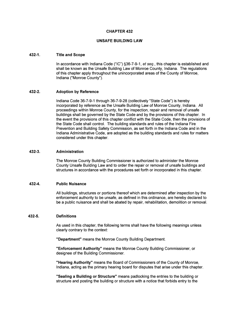 Fillable Online In accordance with Indiana Code (IC) '36-7-9-1, et seq Fax Email Print - pdfFiller