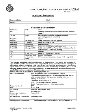 Fillable Online Induction Procedure Fax Email Print - pdfFiller