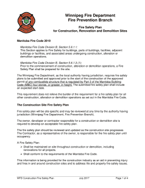 Fillable Online Winnipeg Fire Department Fax Email Print - pdfFiller
