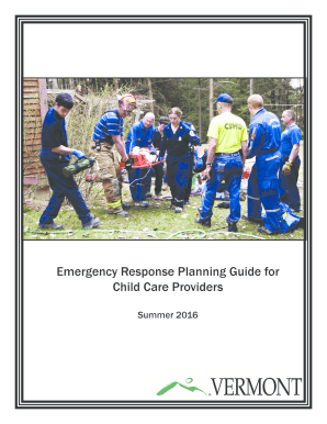 Fillable Online Emergency Response Planning Guide for Fax Email Print ...