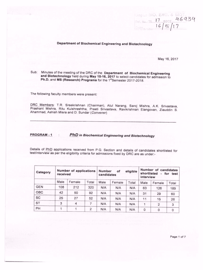 Fillable Online The criteria used for shortlisting: Fax Email Print ...