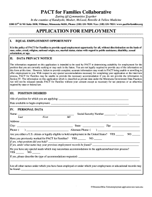 Fillable Online PACT for Families Collaborative Fax Email Print - pdfFiller