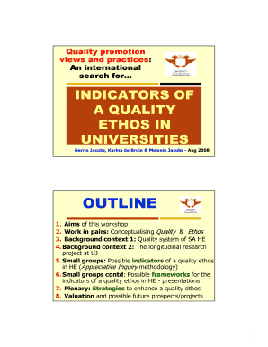 Fillable Online Quality promotion Fax Email Print - pdfFiller