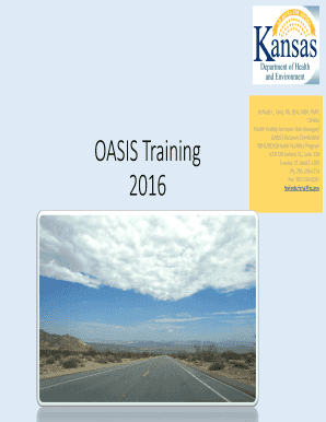 Fillable Online OASIS Training Fax Email Print - pdfFiller