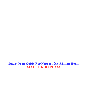 Fillable Online Davis Drug Guide For Nurses 12th Edition Fax Email ...