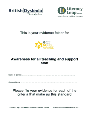 Fillable Online This is your evidence folder for Fax Email Print ...