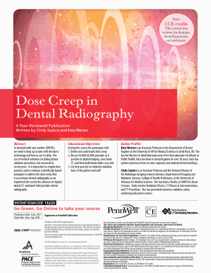 Fillable Online Dose Creep in Fax Email Print - pdfFiller