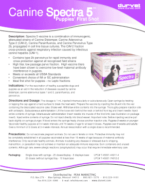 Fillable Online Canine Spectra Fax Email Print - pdfFiller