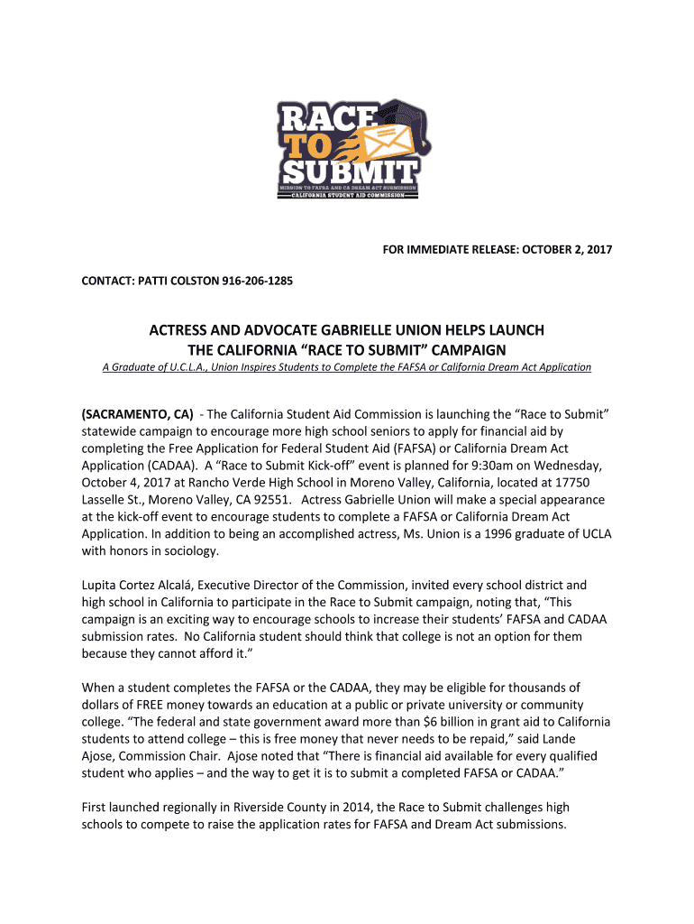 Fillable Online CONTACT: PATTI COLSTON 916-206-1285 Fax Email Print ...