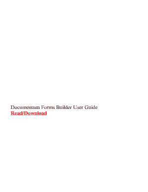 Fillable Online Documentum Forms Builder User Guide Fax Email Print ...