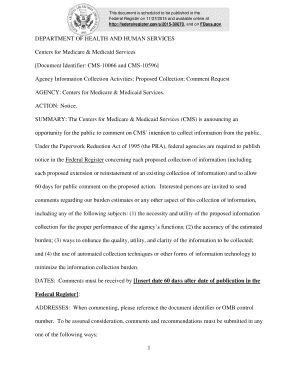 Fillable Online Document Identifier: CMS-10066 and CMS-10596 Fax Email ...