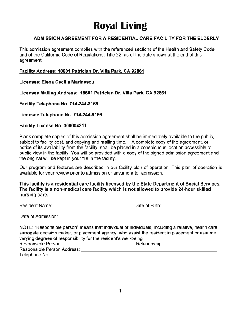 Fillable Online Royal Living Fax Email Print - pdfFiller