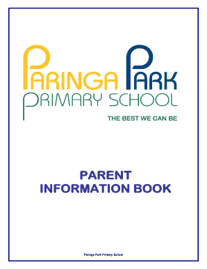 Fillable Online paringpkps sa edu Paringa Park Primary School Fax Email ...